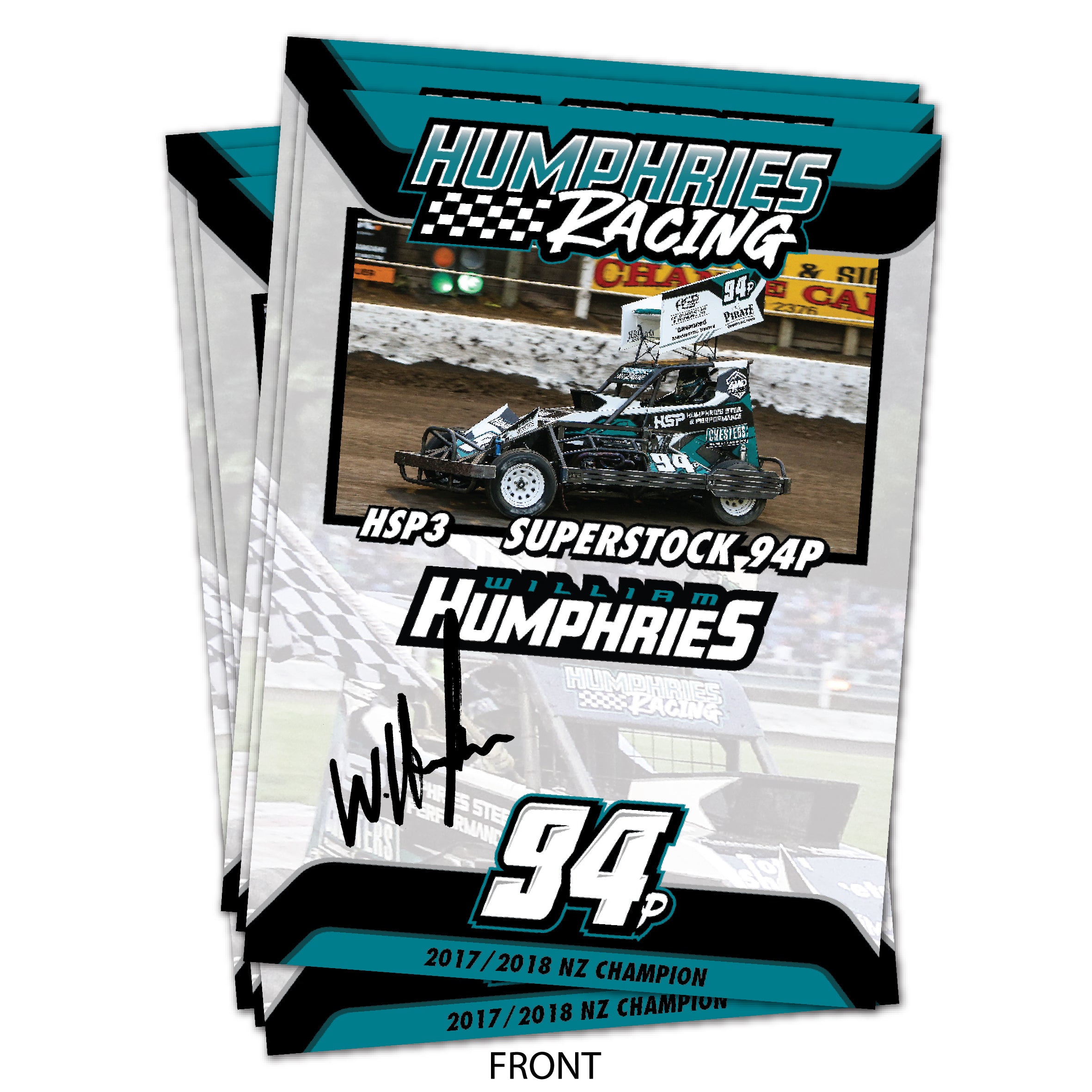 Trading Card 2024/2025 (signed) 94p – Humphries Racing